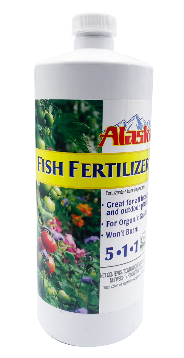 Alaska Fish Fertilizer 511 - 32-fl oz – NaturesGoodGuys