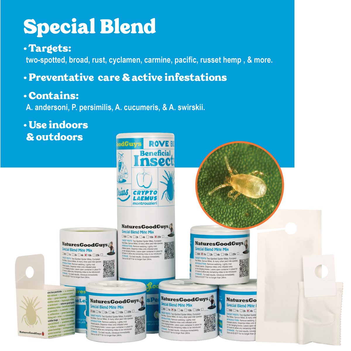 Special Blend Predatory Mites | Maximum Spider Mite Control ...