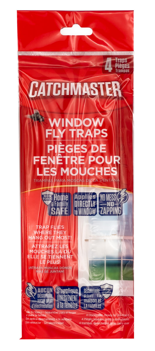 Catchmaster Window Fly Traps - 4 Pack – NaturesGoodGuys